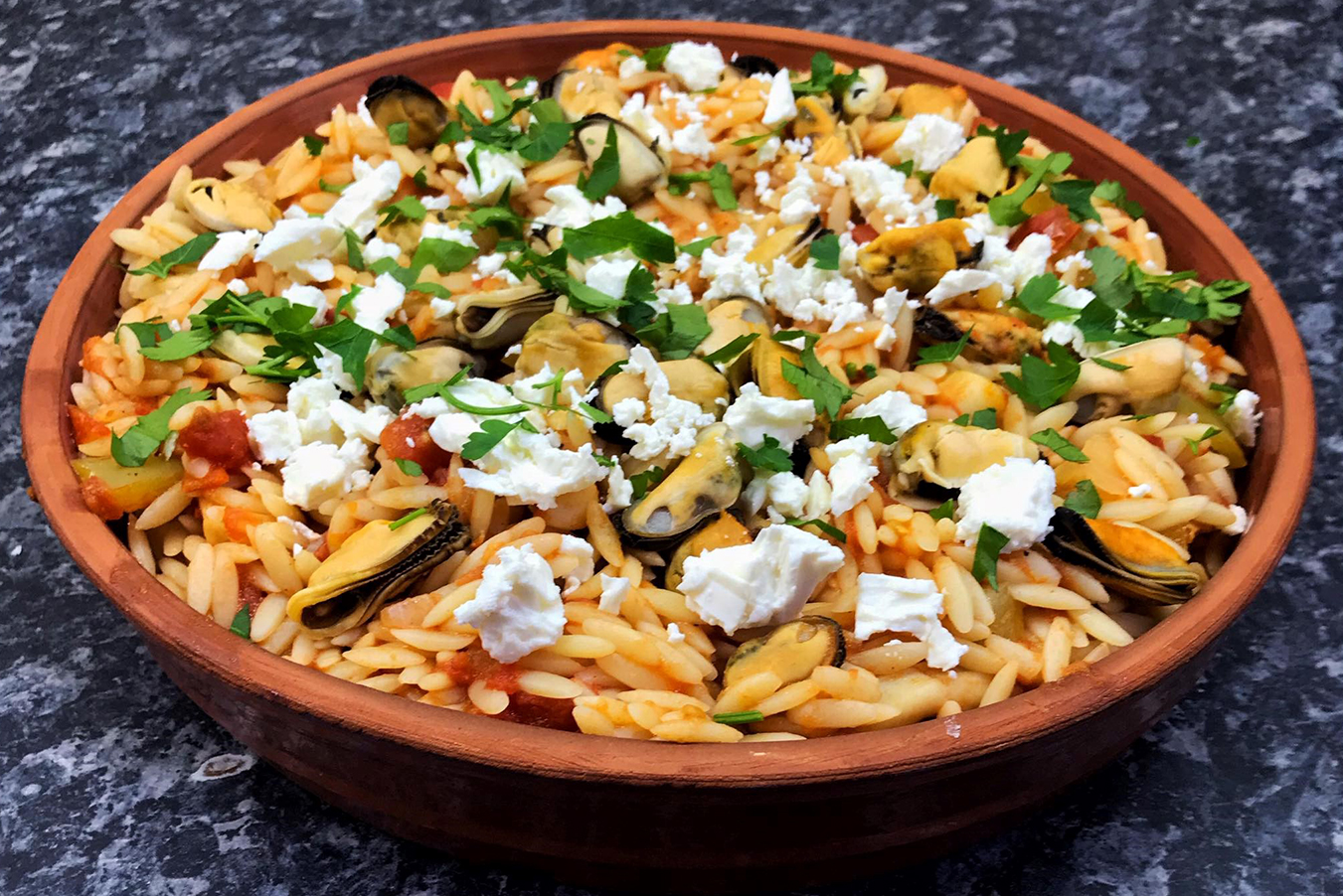 Barley stew with mussels meat - 7 Thalasses